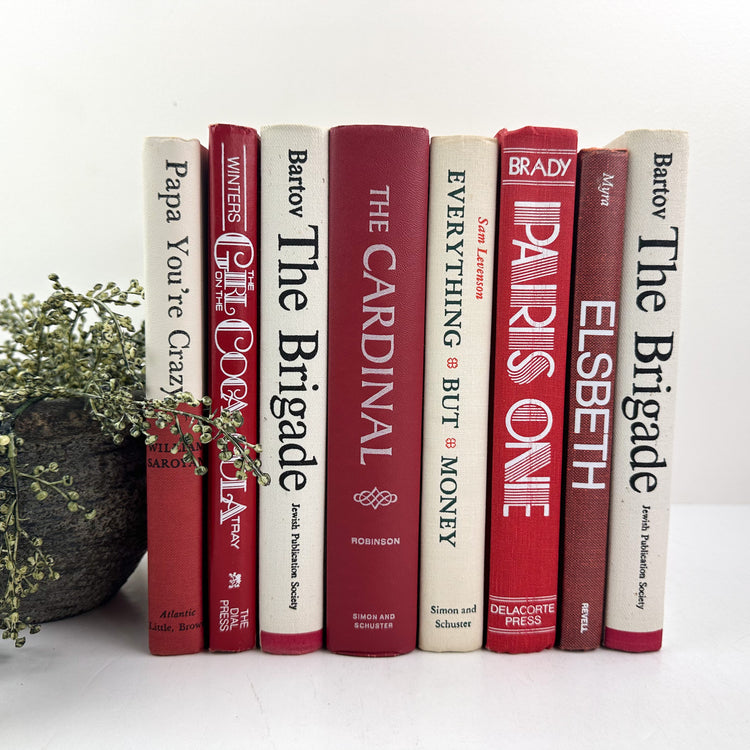 Red and White Books by Color – Elements
