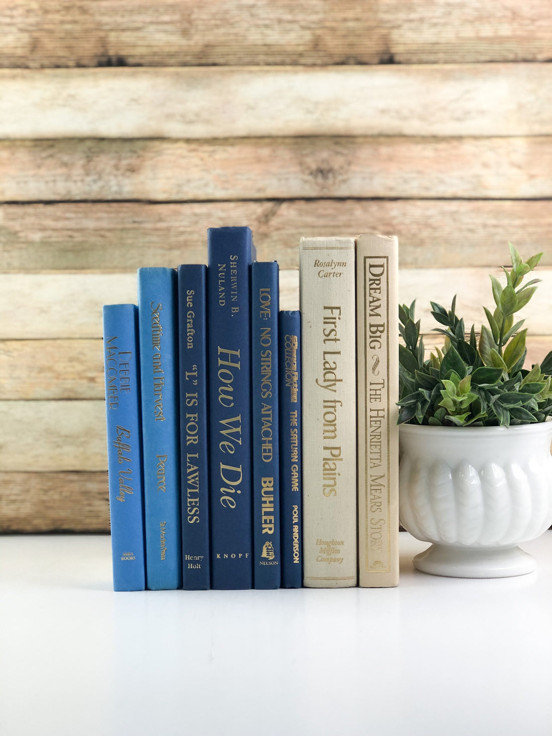 Blue and Cream Book Bundle – Elements
