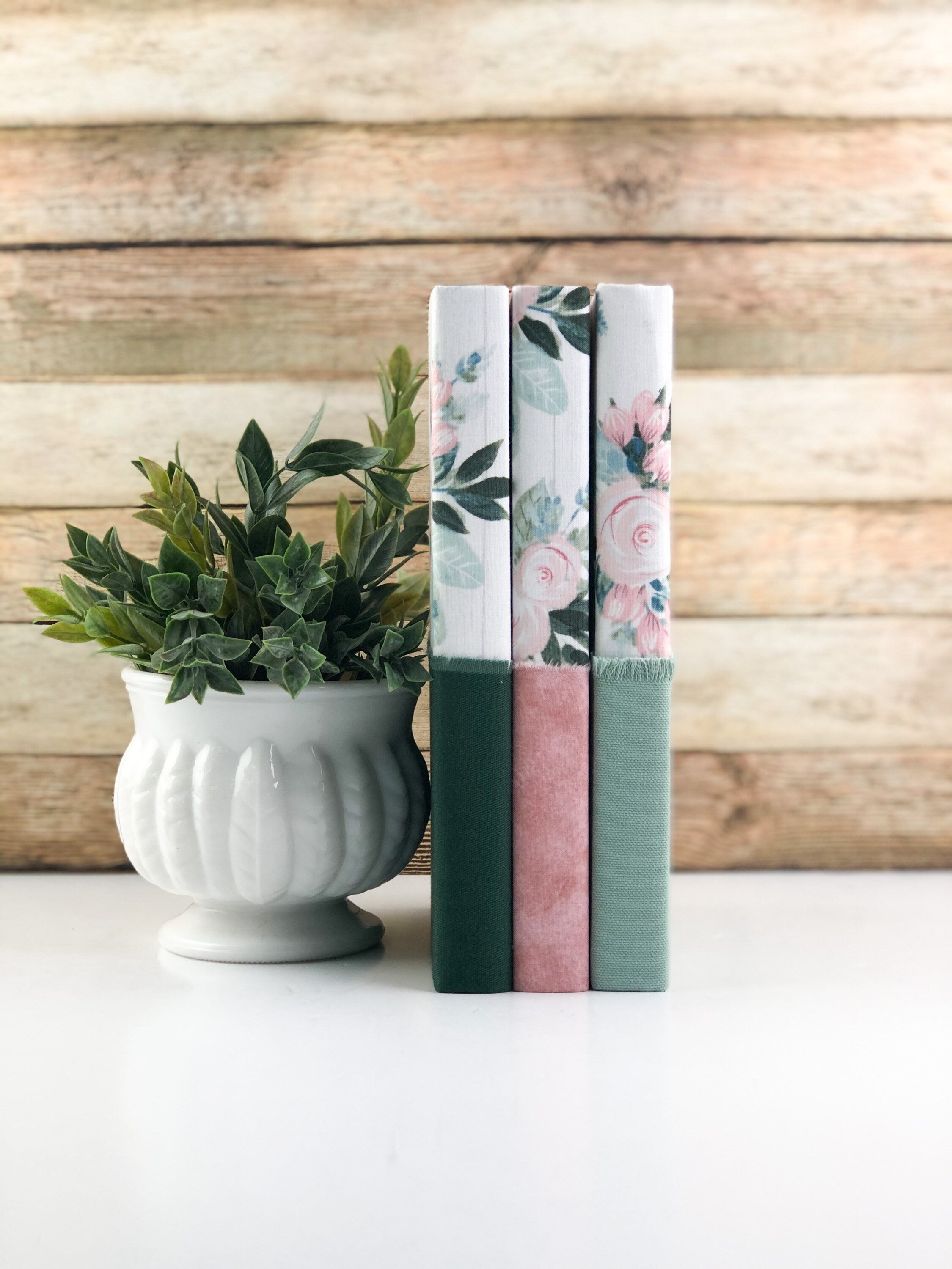 Fabric Covered Books – Elements