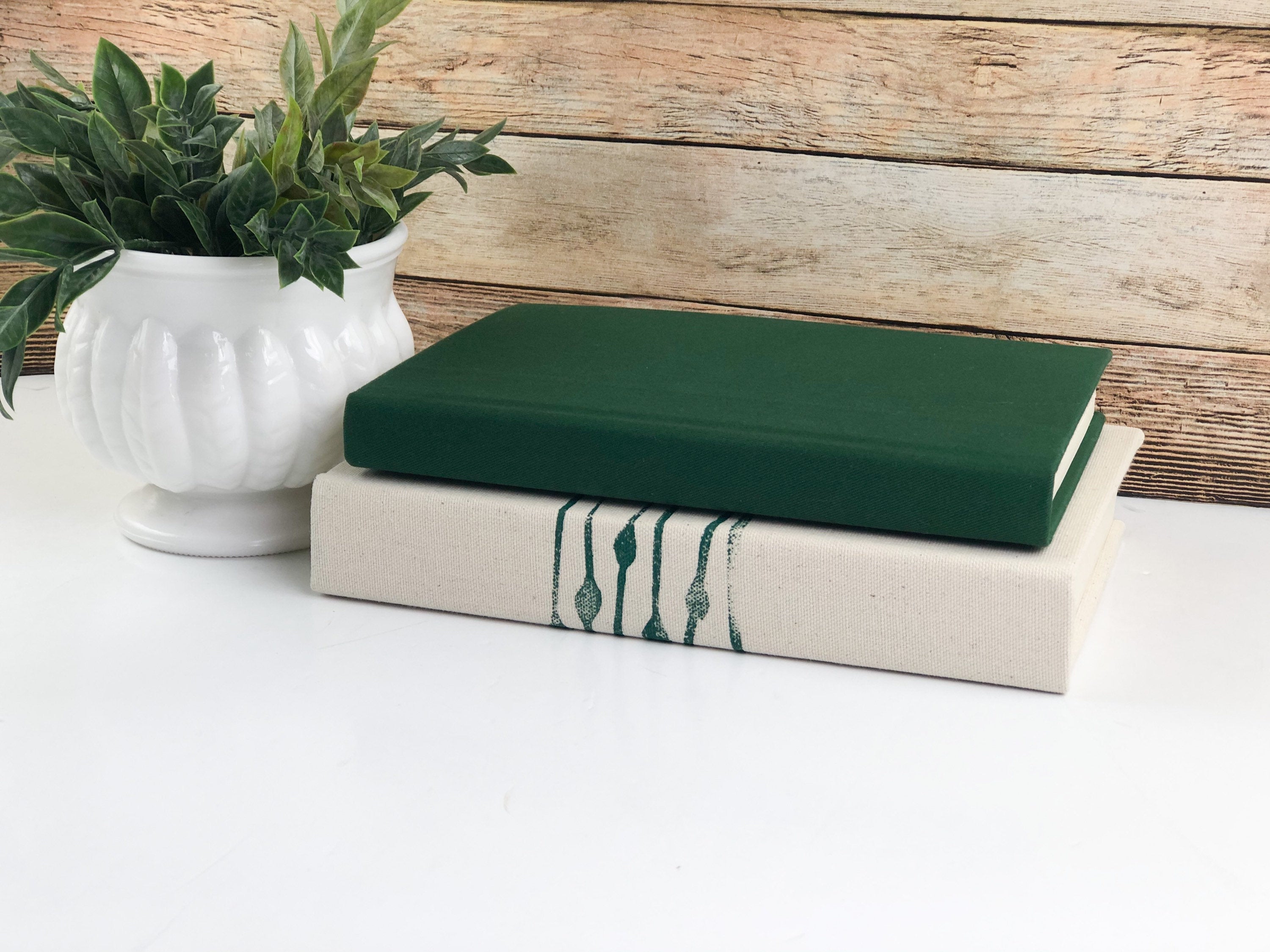 Fabric Covered Books – Elements