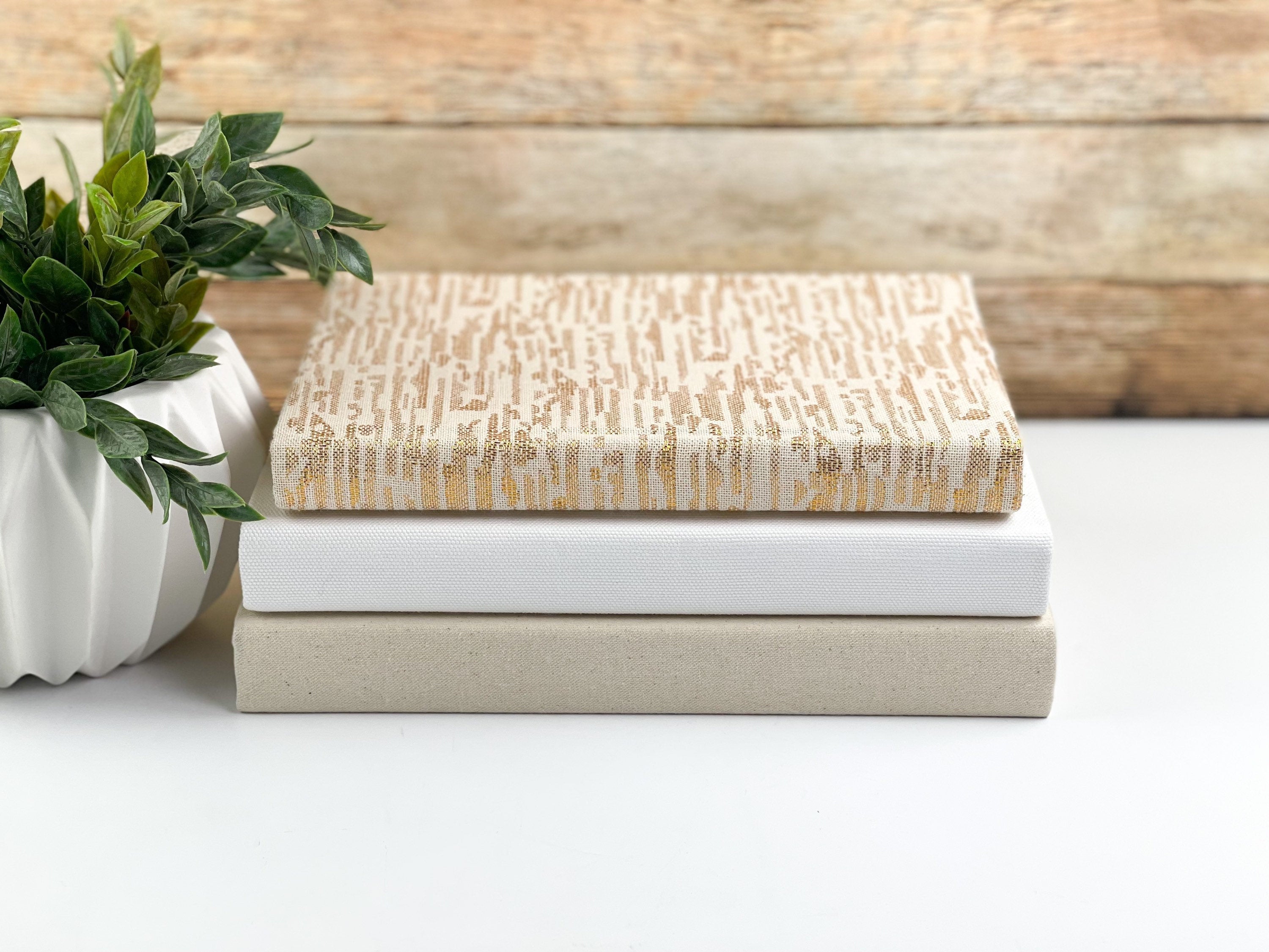 Fabric Covered Books – Elements