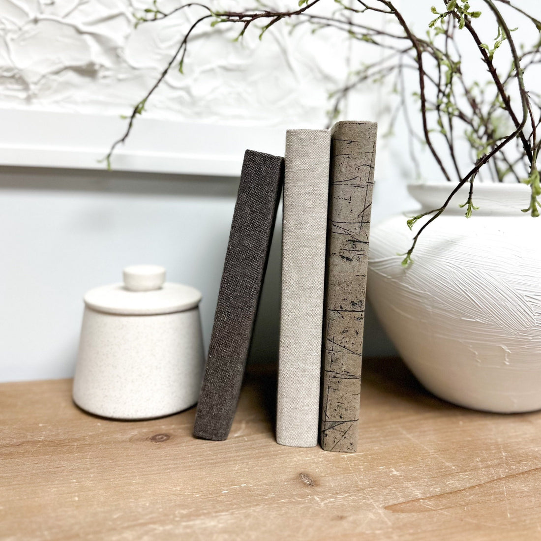 Cream Decorative Books – Elements