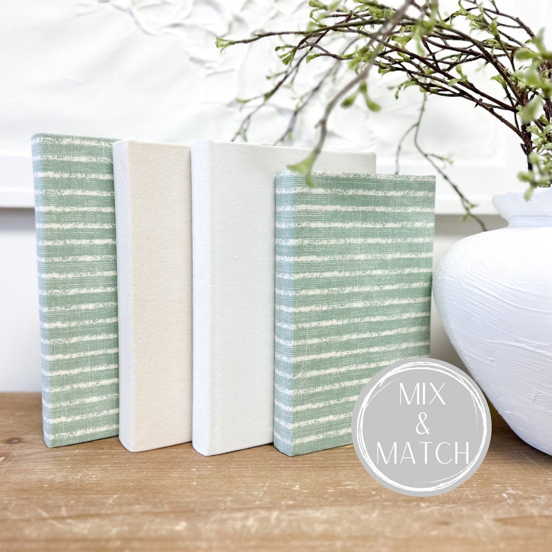 Mint Green Decorative Books – Elements