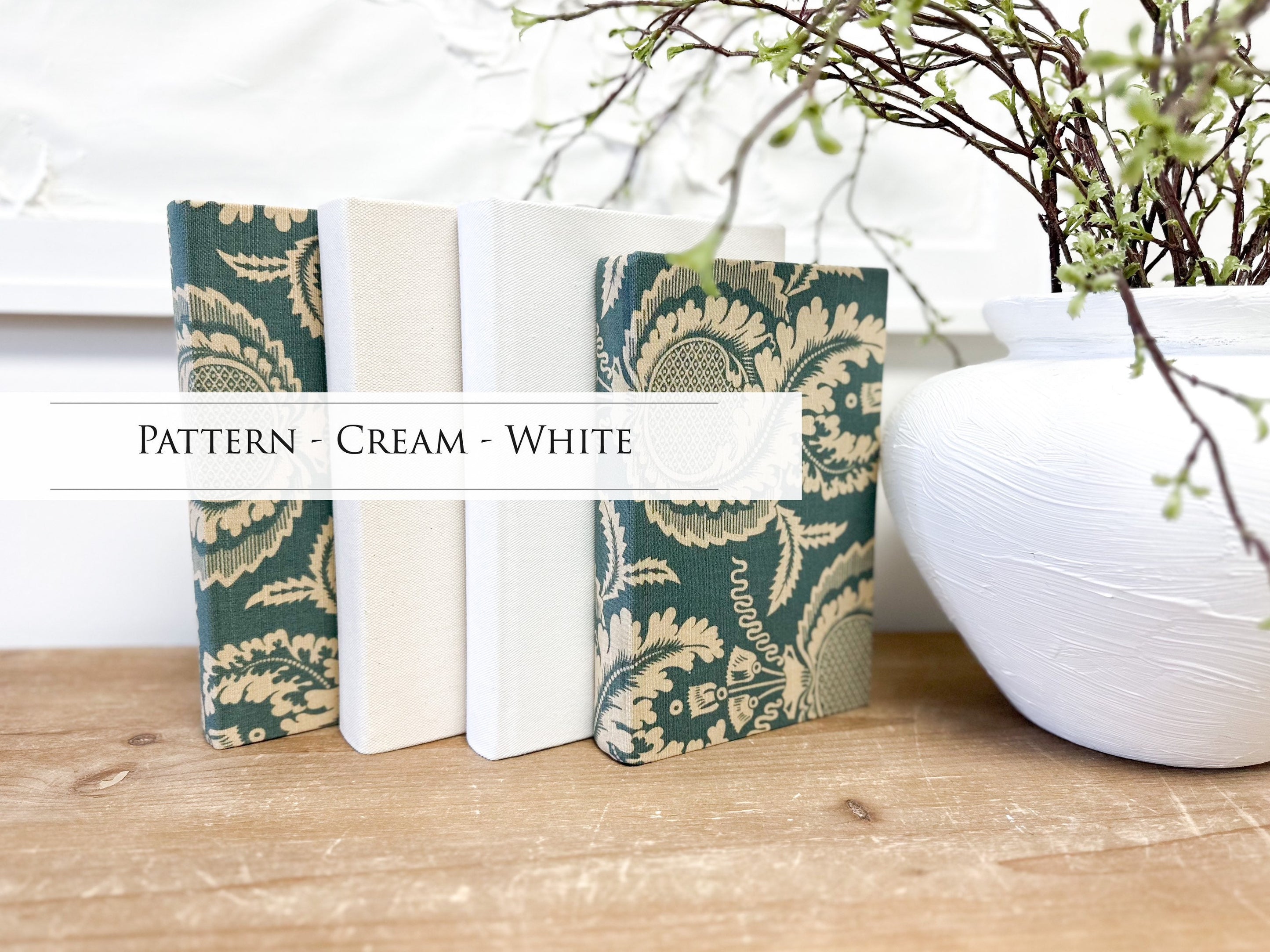 Green Decorative Books for Shelf Decor – Elements