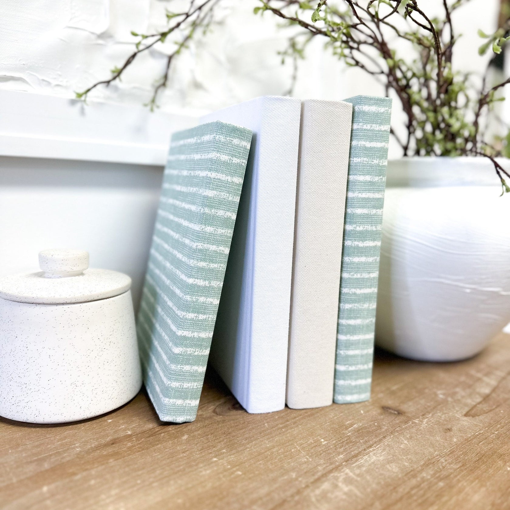 Mint Green Decorative Books – Elements