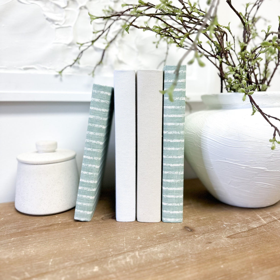 Mint Green Decorative Books – Elements
