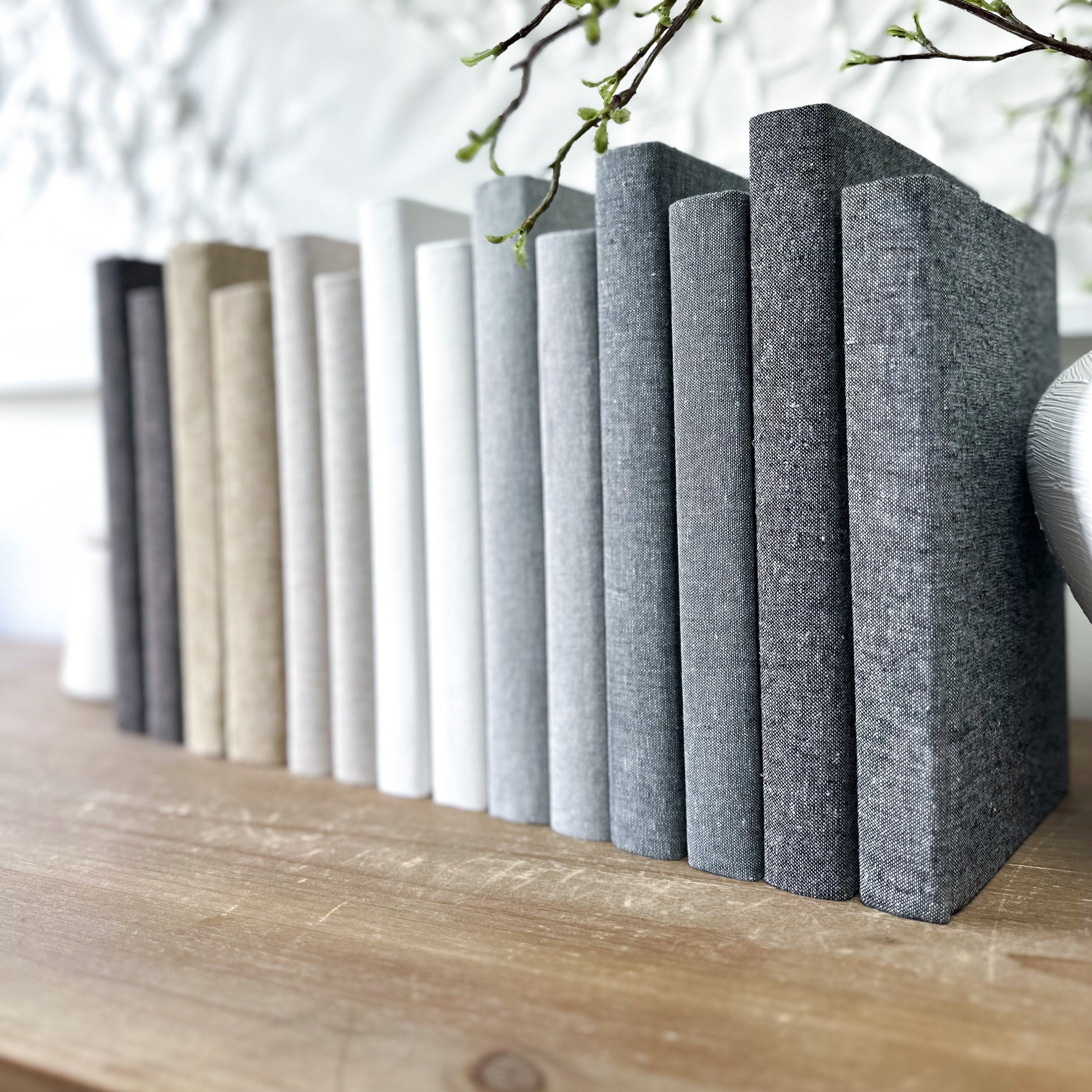 Mix & Match Linen Covered Decorative Books – Elements