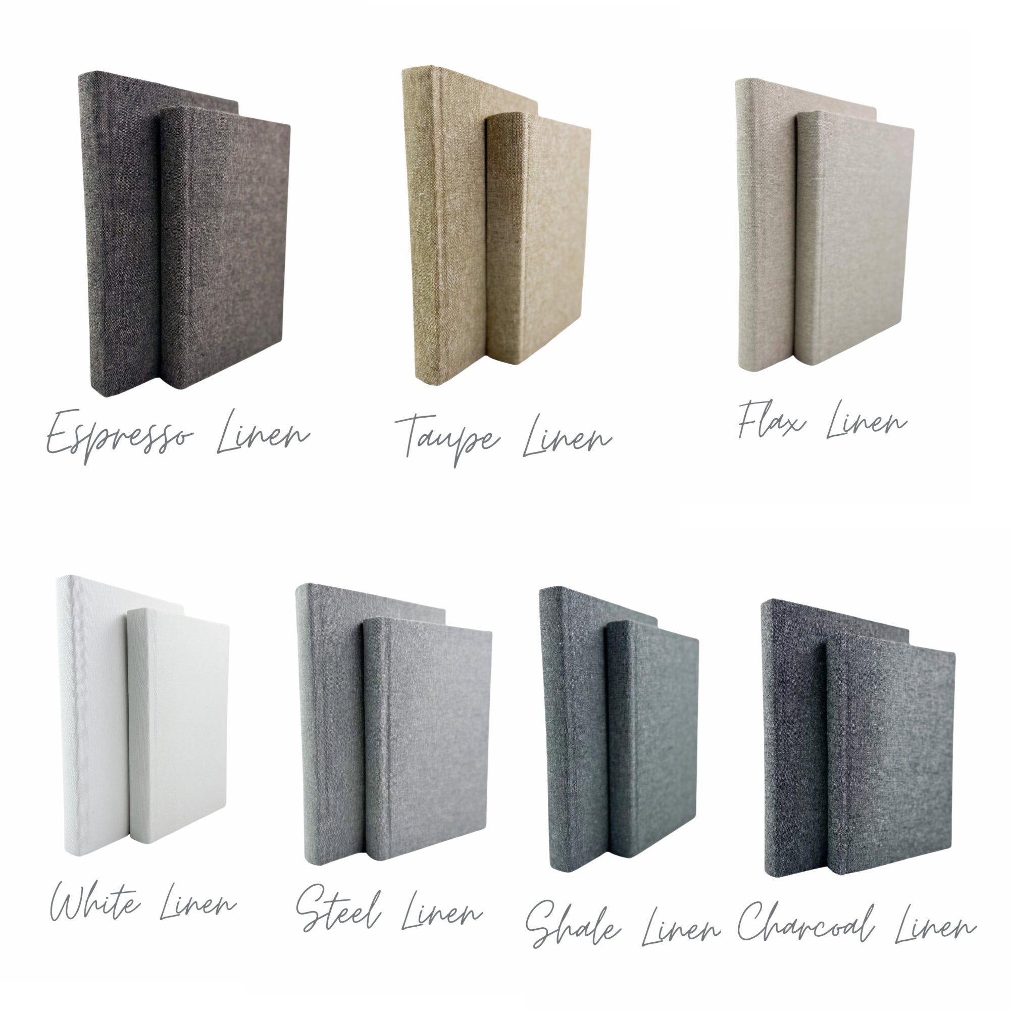 Mix & Match Linen Covered Decorative Books – Elements